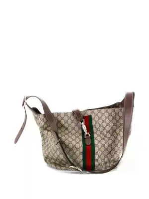 Gucci Jackie 1961 Soft Gg Coated Canvas Small Shoulder Bag - Brown