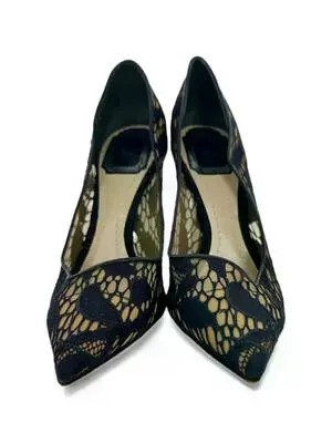 Dior Lace Mesh Pointed-toe Pumps