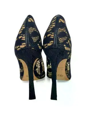 Dior Lace Mesh Pointed-toe Pumps