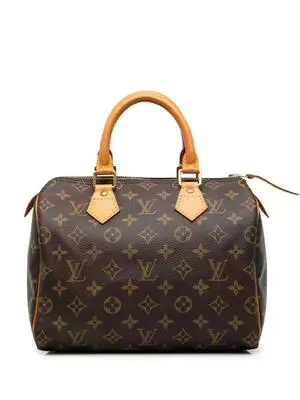 LOUIS VUITTON 1997 Monogram Speedy 25 Boston Bag - Brown