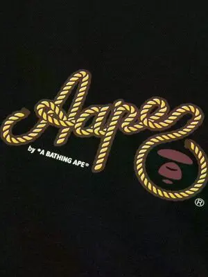 AAPE BY *A BATHING APE Moonface Logo-print T-shirt