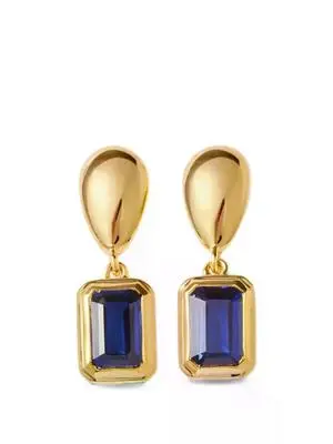 EDGE OF EMBER Pebble Birthstone Drop Earrings - Blue