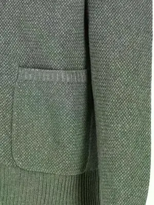 Zegna Light And Grey Mélange Cashmere And Wool Jacket