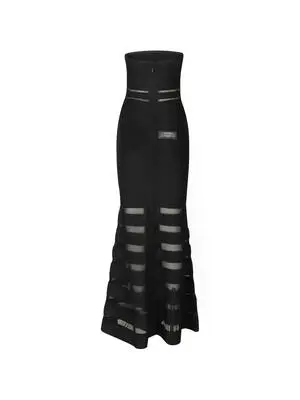 Herve Leger Kate Bandage Mesh-panel Dress