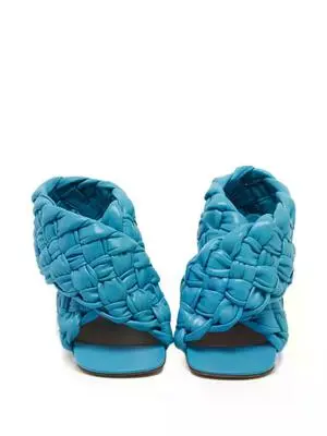 Bottega Veneta The Bold Intrecciato Leather Sandals