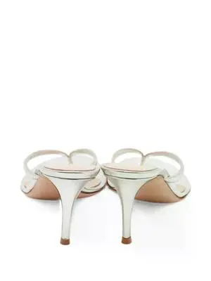GIANVITO ROSSI Calypso Patent Leather Thong Sandals