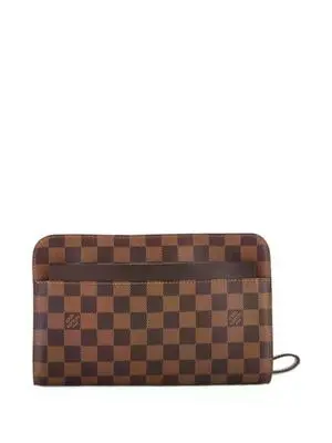 LOUIS VUITTON Pochette Saint Louis Damier Clutch Bag