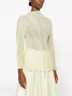 Issey Miyake Zigzag Pleats Top