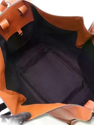 Loewe 2000s Small Hammock Leather Tote Bag - Brown