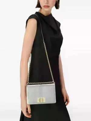 Furla 1927 Crossbody Mini Bag - Silver