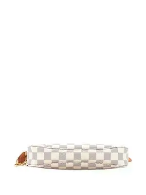 LOUIS VUITTON Pochette Accessoires Damier Clutch Bag - White
