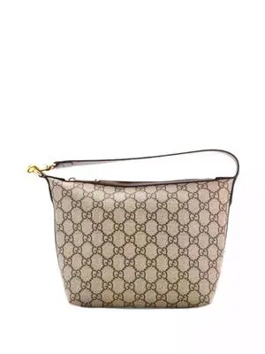 Gucci Ophidia Zip Gg Coated Canvas Super Mini Shoulder Bag
