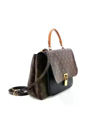 LOUIS VUITTON Marignan Handbag Monogram Canvas With Leather Shoulder Bag