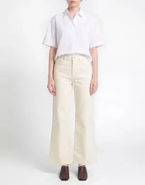 Rag & Bone Jeans Ivory Size Cotton, Lyocell, Polyester, Elastane