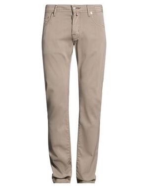 JACOB COHЁN Pants Taupe Size Virgin Wool, Elastane
