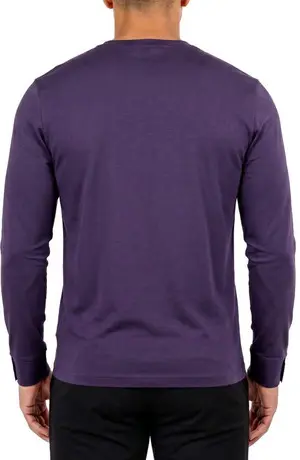 MACEOO Long Sleeve T-shirt With Button Cuffs