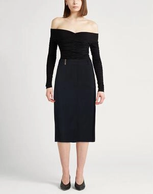 Peserico Midi Skirt Midnight Size Virgin Wool, Elastane