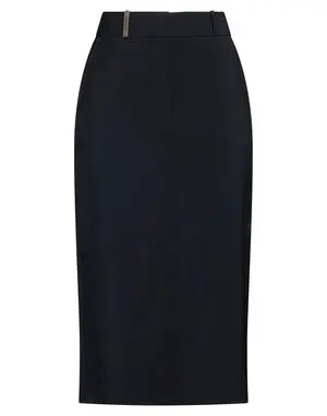 Peserico Midi Skirt Midnight Size Virgin Wool, Elastane