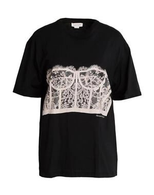 Alexander McQueen T-shirt Size Cotton - Black