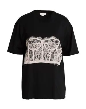 Alexander McQueen T-shirt Size Cotton - Black