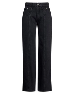 7 For All Mankind Lotta Jeans Size Cotton, Elastane - Black