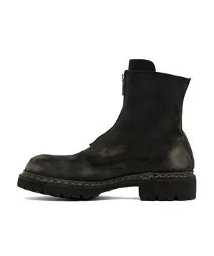 Guidi Front Zipped Ankle Boots