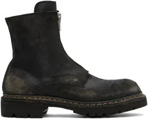 Guidi Front Zipped Ankle Boots