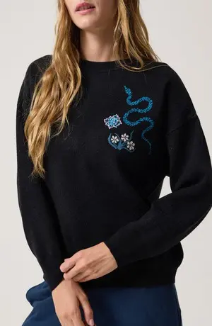 Spiritual Gangster Night Life Banks Sweater - Black