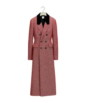 Dior Fitted Coat - Red