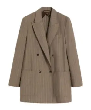 Max Mara Long-sleeve Casual Jacket - Hazelnut