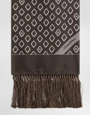 Dolce & Gabbana Geometric-pattern Silk Scarf