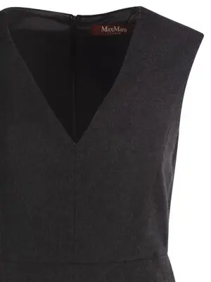 Max Mara Mstcurva V-neck Midi Dress