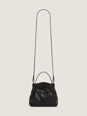 Givenchy Mini Voyou Bucket Bag In Shiny Leather