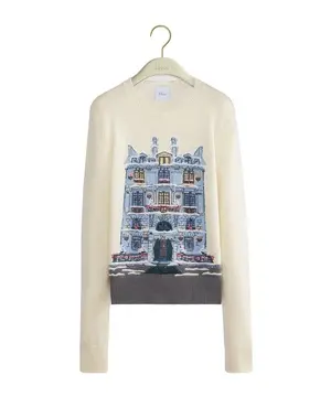 Dior Embroidered Sweater - Beige
