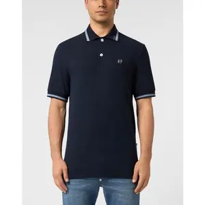 Philipp Plein Polo T-shirt Logo - Navy