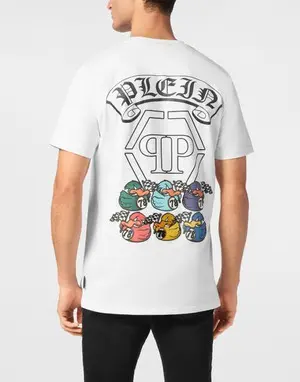 Philipp Plein T-shirt Round Neck Ss Gothic Duck