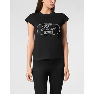 Philipp Plein Jersey Tank Top Cars Racing - Black