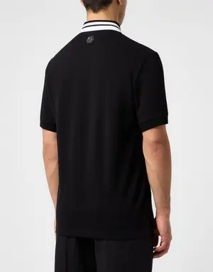 Philipp Plein Polo T-shirt Chest Pocket - Black