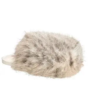 Thalia Sodi Animal Leopard Puff Ball Slipper - Ivory Multi