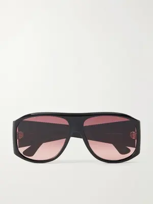 Chloé Izia D-frame Recycled-acetate Sunglasses - Black