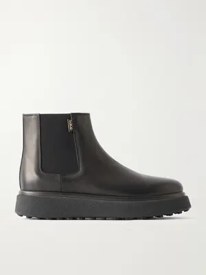 TOD'S Gomma 30 Leather Ankle Boots