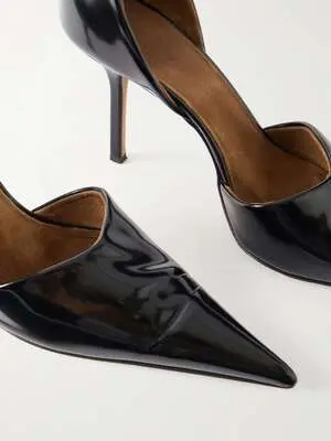 Calvin Klein Erin D'orsay 75 Patent-leather Pumps