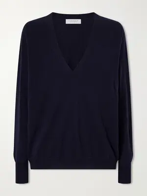 Gabriela Hearst Linna Cashmere Sweater - Blue