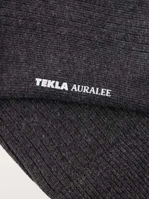 TEKLA Auralee Ribbed Organic Cotton-blend Socks