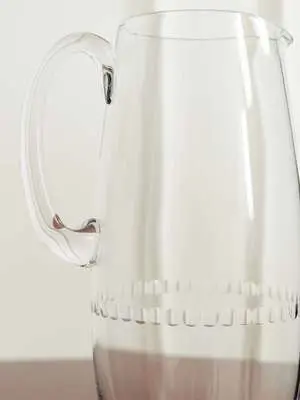 Christofle Perles Lead-free Crystal Water Pitcher