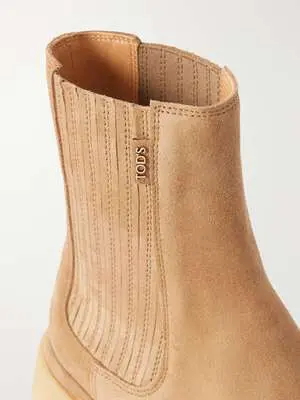 TOD'S Gomma 30 Suede Ankle Boots