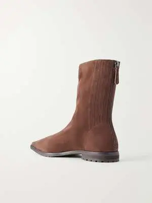 AQUAZZURA Saint Honoré Bootie Suede Ankle Boots