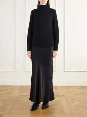 Gabriela Hearst Wigman Ribbed Cashmere Turtleneck Sweater