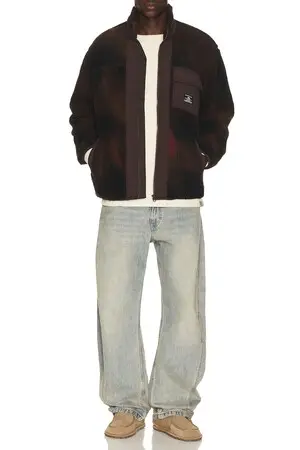 Alpha Industries Houston Relaxed Fit Sherpa Jacket In Multi