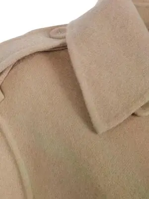 GANNI Coat In Wool Cashmere